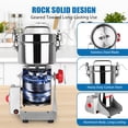 3000W Electric Grain Mill Grinder, 800g Stainless Steel Flour Mill ...