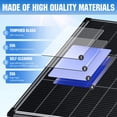 AeternaSol 2-Pack 200W Bifacial Solar Panel, N-Type 18BB A+ Grade 12V ...