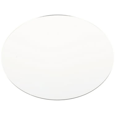 Darice Decorative Crafts 12 Inch Round Glass Floral Mirror for Table ...