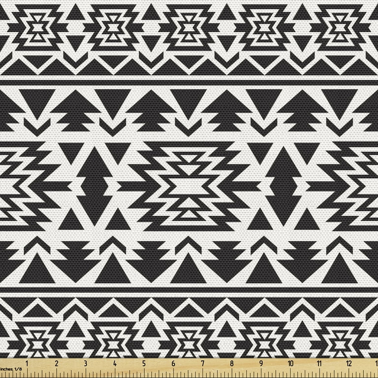Mexican Pattern Black And White