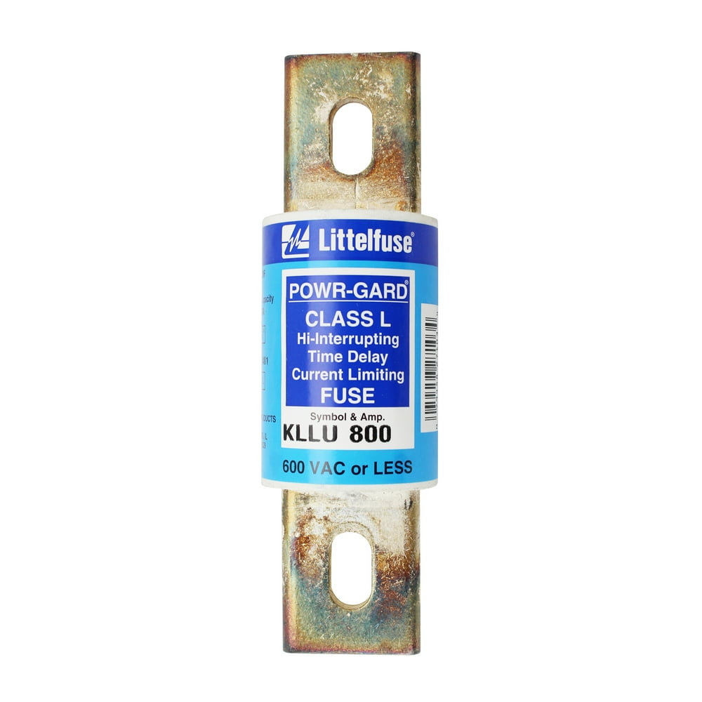 Littelfuse KLLU-800 Hi-Interrupting Class-L Time-Delay Fuse, 800-Amp ...