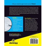 For Dummies (Computers): Word 2016 for Professionals for Dummies ...
