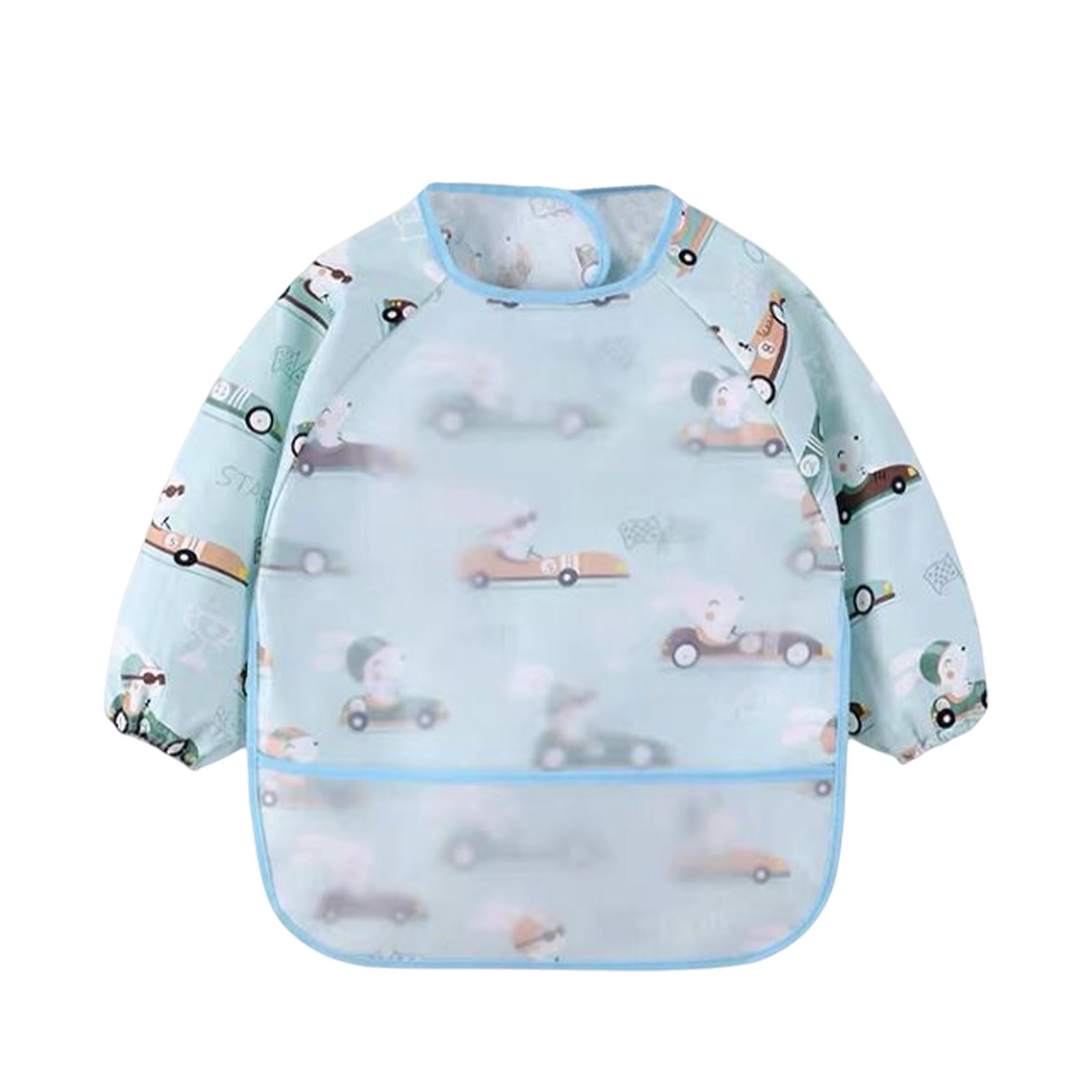 Click here for Lipstore Baby Bibs Infant Feeding Smock Sleeved Bi... prices