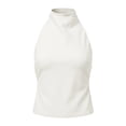 Afdoent Women Tank Tops Fashion Satin Backless Tank Top For Streetwear ...