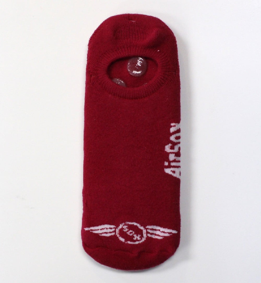 AirSox No Show Sock with Air Infused Silicone Pads, Size Medium (Fits Men's Shoe Size 6-8, Women ...