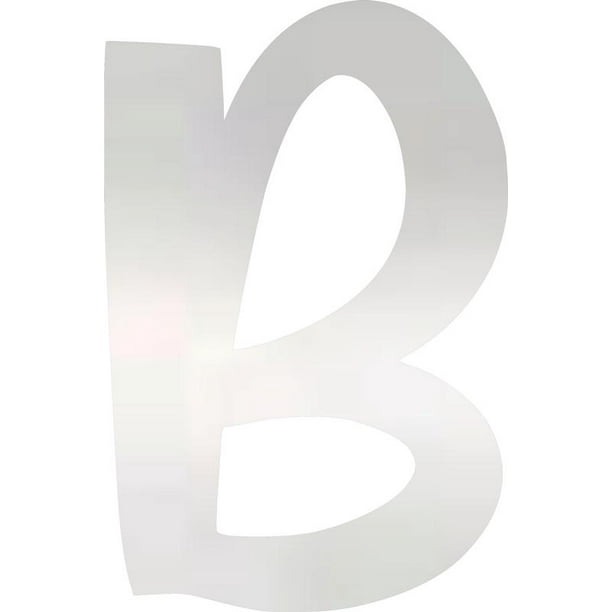 Acrylic Letter B Blank Craft, 10'' Tall Clear Custom Wedding Reception Signage, DIY - Walmart.com
