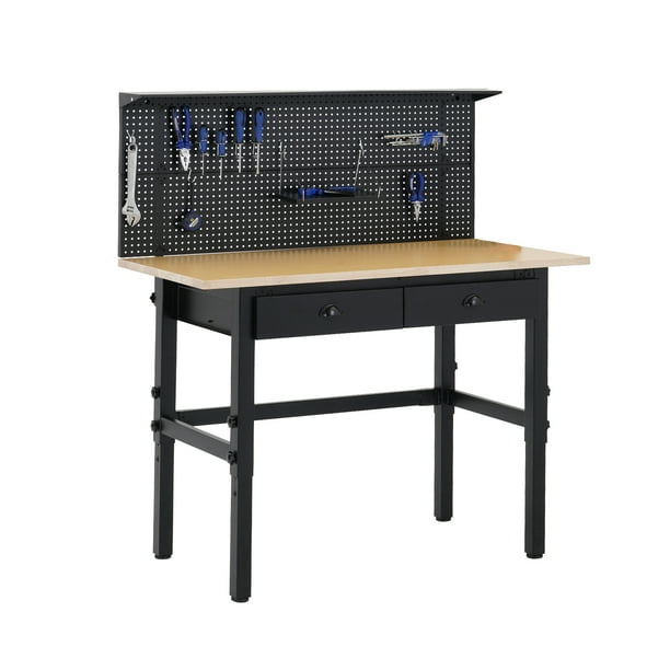 Dextra 48’’ Work Benches for Garage Work Table with Power Outlets ...