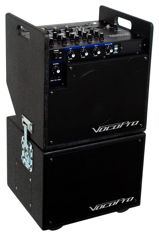 Vocopro MOBILEMAN Battery Powered Pa W/ Subwoofer - Walmart.com