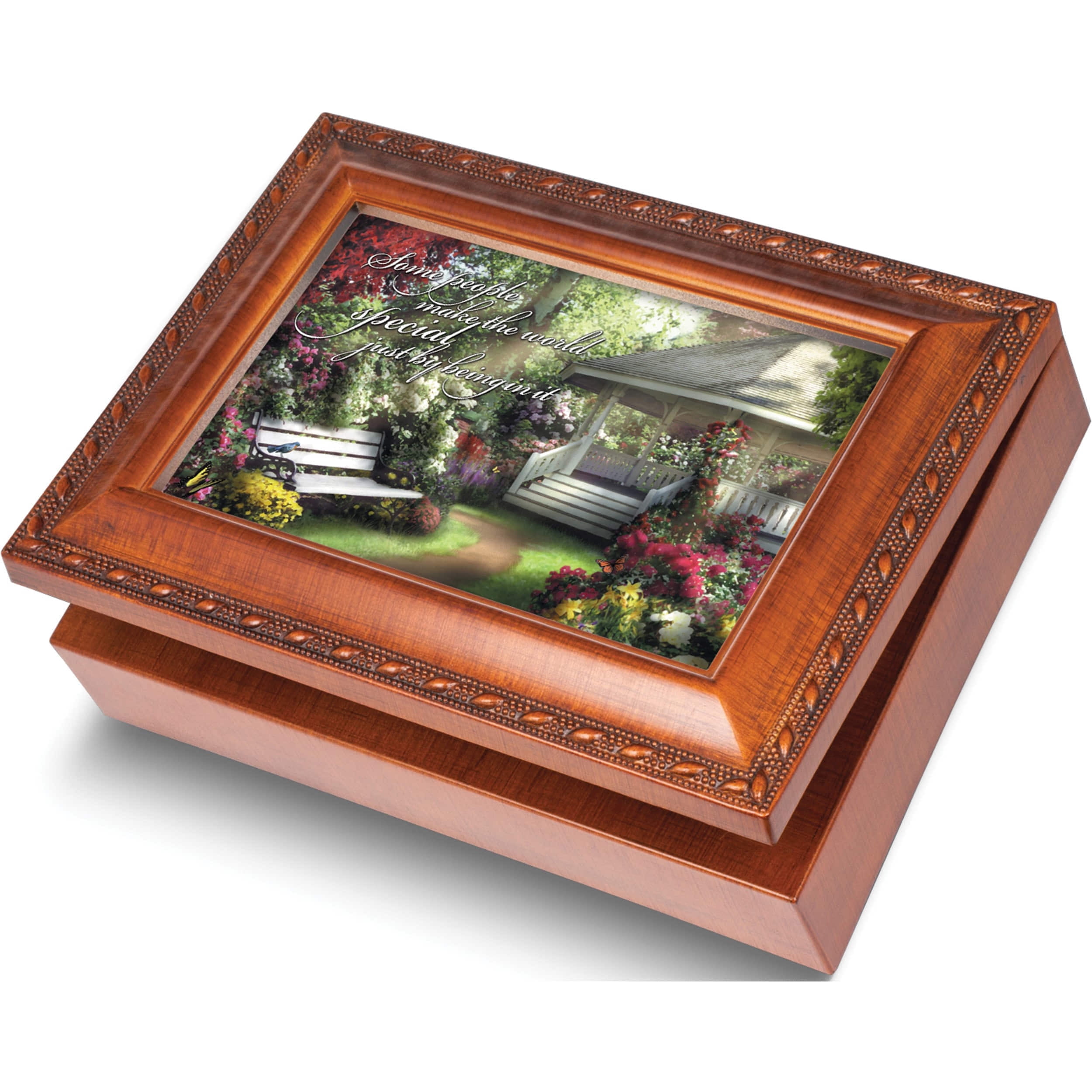 Fashion Woodgrain Special World Traditional Music Box (8.25 X 6) Made ...