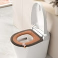 COM1950s Thickened Toilet Seat Cover with Handle,All Season Universal ...