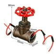 45355 1/2,3/4 Inch Stop Valve Light Switch Retro Steampunk Style With ...