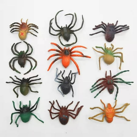 Spider Toys Realistic Spider Figures Colorful Tarantula Figurines For ...