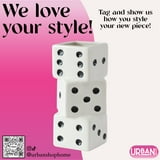 Urban Shop Dice Vase, 8.75" - Walmart.com