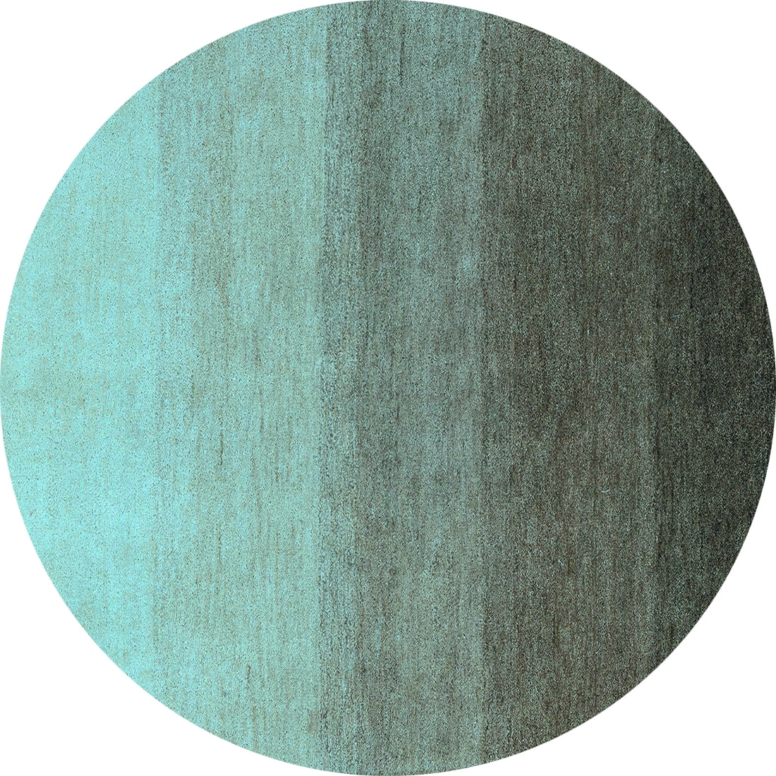 Ahgly Company Indoor Round Abstract Light Blue Modern Area Rugs, 4 ...