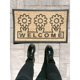 Achim Coco Mat Daisy Entryway Door Mat - Walmart.com