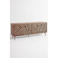 Bone inlay optical media console | bone inlay optical tv unit | bone ...