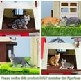 Toymany 8-Piece Grey & Orange Cat Figurine Set, Realistic Kitten Toys ...