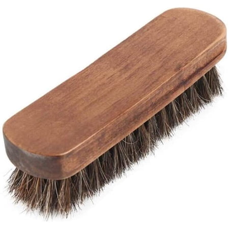 JOYWEILeather and textile cleaning brush, small, brown for gentle ...
