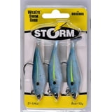 Storm WildEye Swim Shad 3" Fishing Lure 1/4oz Blue Steel Shad 3pcs ...