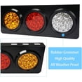 HUANG LED Truck/Trailer Tail Lights with Iron Bracket – 48-LED Light ...