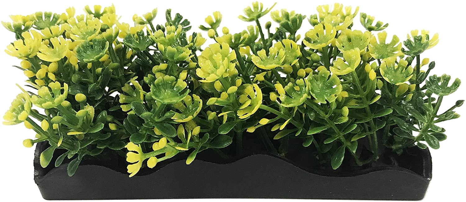 Penn-Plax Aqua-Scaping Small Yellow Bunch Plant-5 Piece PDQ - Walmart.com