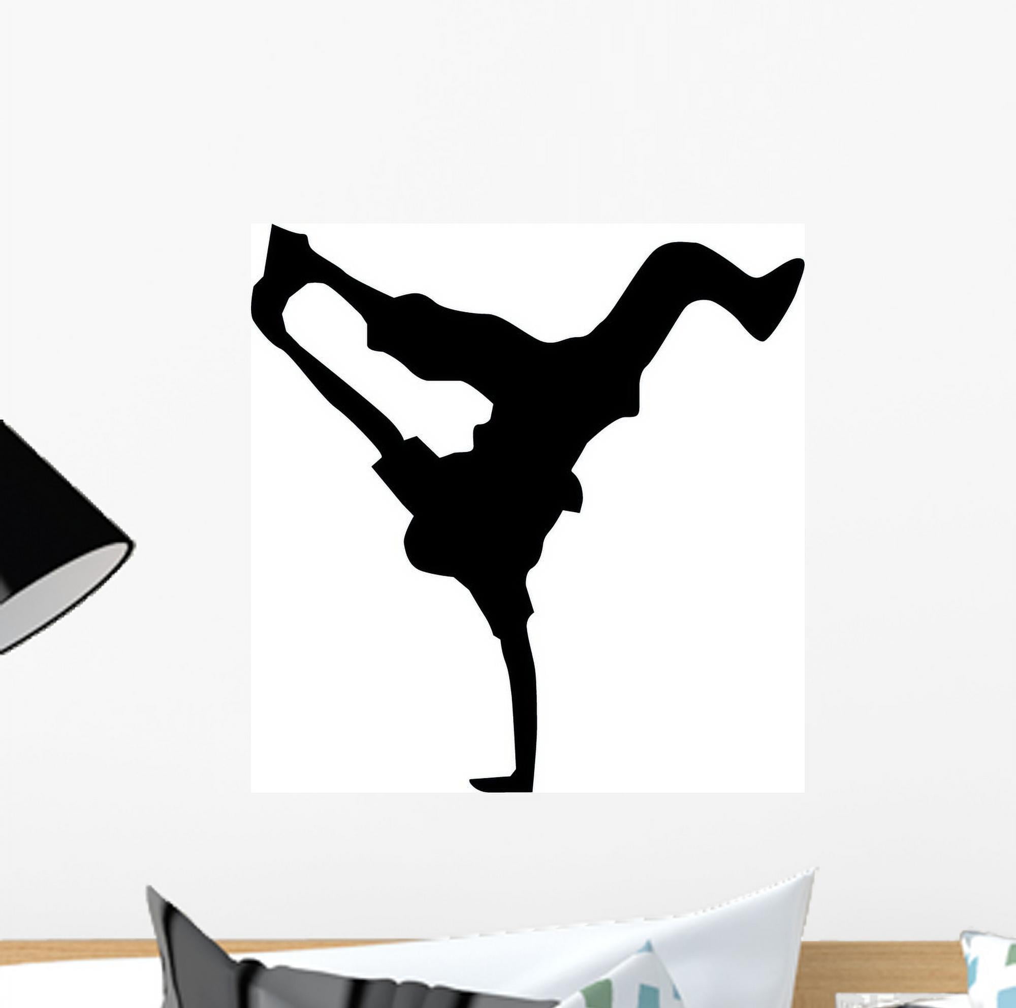 Freestyle Handstand Dance Wall Decal Sticker, Wallmonkeys Peel & Stick ...