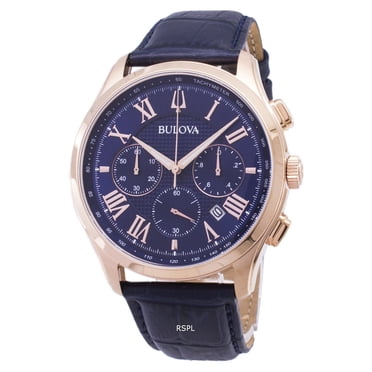 Free Shipping! Bulova Marine Star Chronograph Blue Dial Men's Watch ...