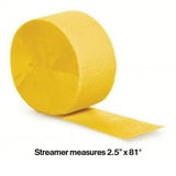 Creative Converting School Bus Yellow Crepe Streamers 78520 - Walmart.com