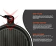Elite Gourmet 12” Deluxe Indoor Grill with Tempered Glass Lid ...