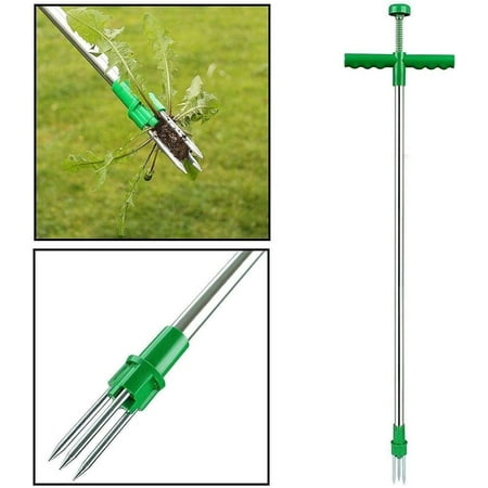 Manual Weeder Gardening Tool,Garden Stand-up Long Handle Uproot Weed ...