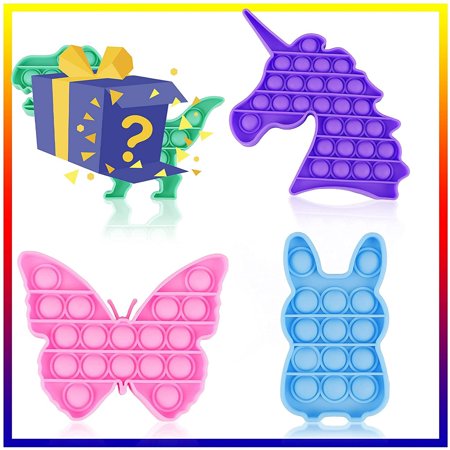 CPDD 4 Packs Pop Poop Fidget Toy, Sensory Anxiety Stress Relief ...