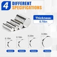 200Pcs Small Magnets, 4 Different Sizes Tiny Mini Magents, Multi-Use ...