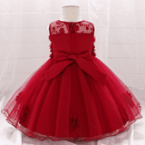 IBTOM CASTLE Flower Pageant Peplum Tutu Dress for Baby Girl Baptism ...
