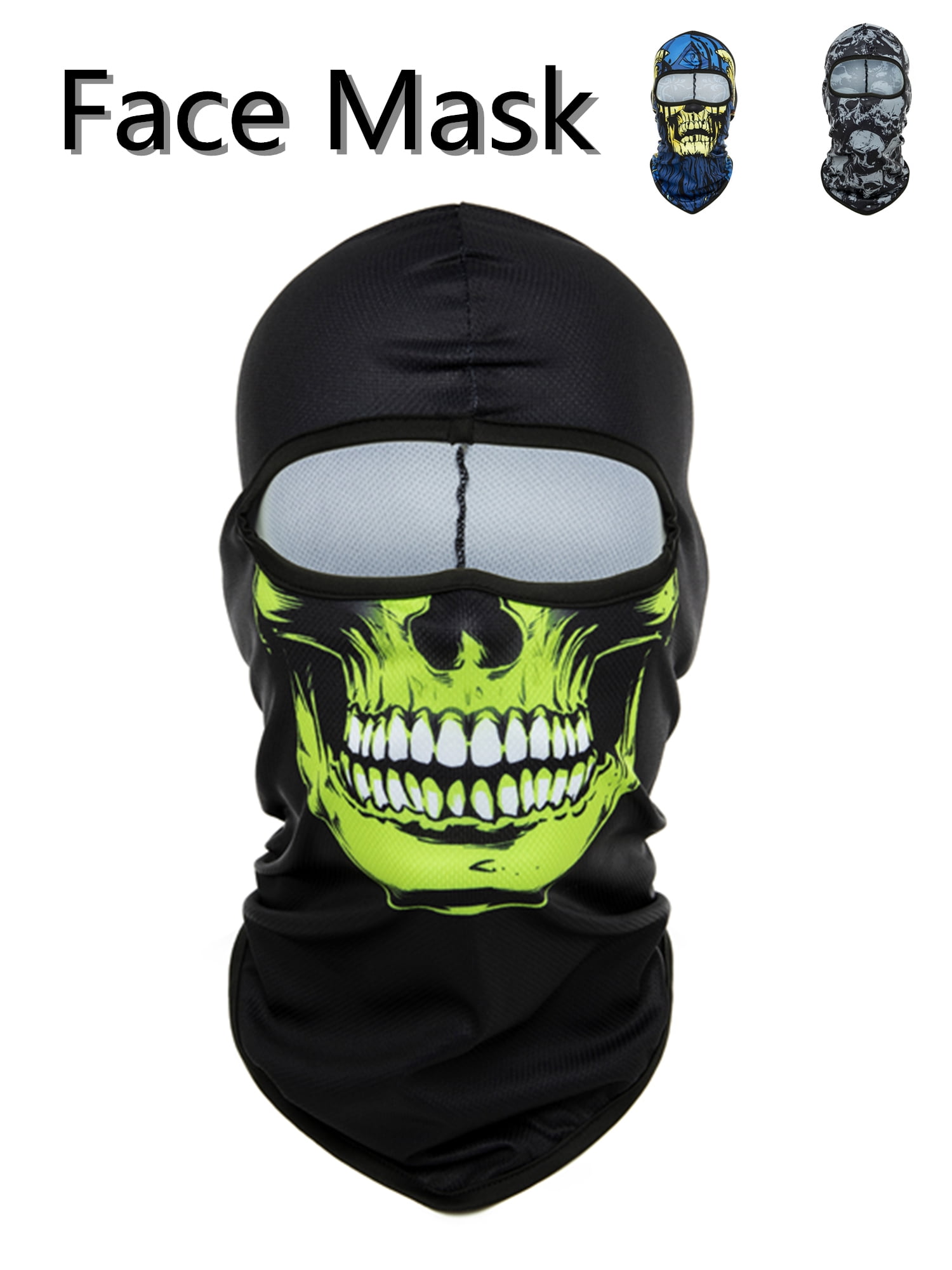 YouLoveIt Motorcycle Cycling Face Mask Full Face Mask Breathable Face ...
