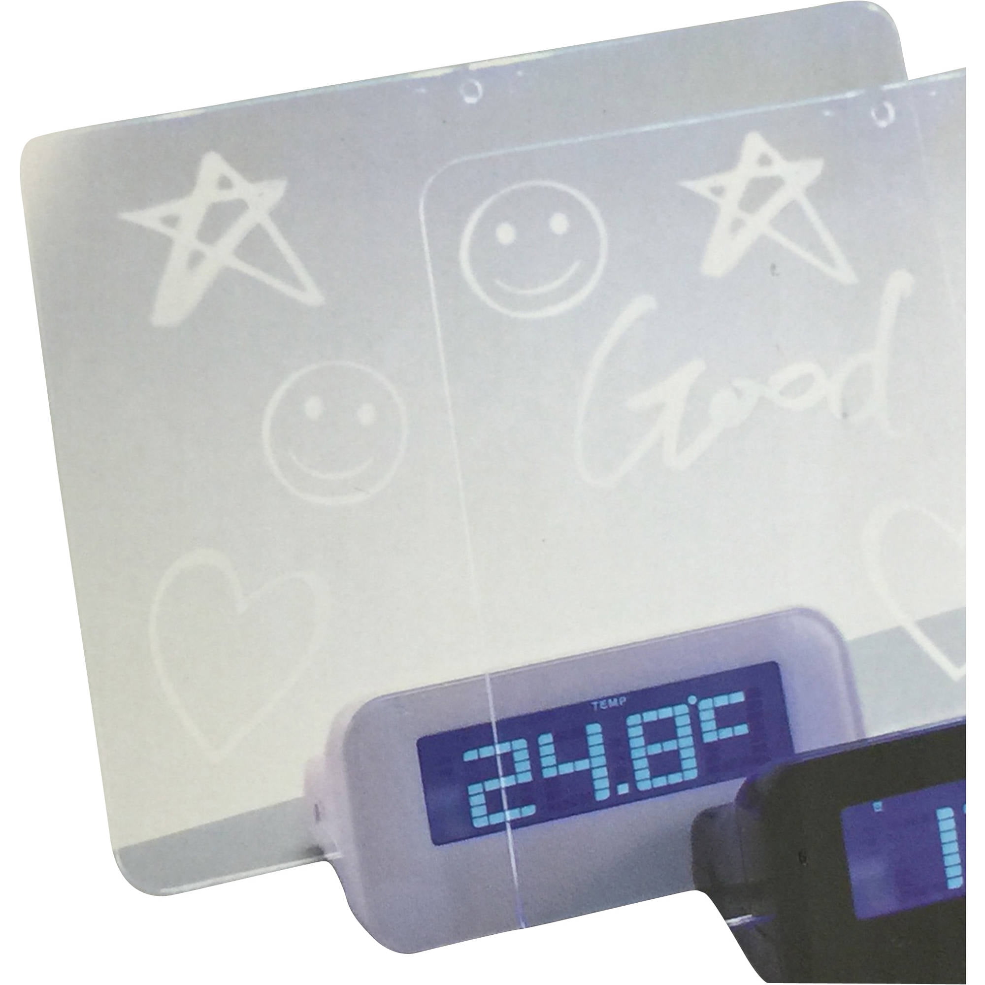 Writable Digital Clock with Message Board with LED Light. Great for ...