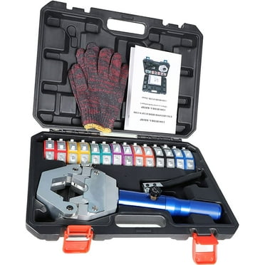 Hydra-crimp 71500 Hydraulic A/C Hose Crimper, 7 Die Set, Manual AC Repair Tool - Walmart.com