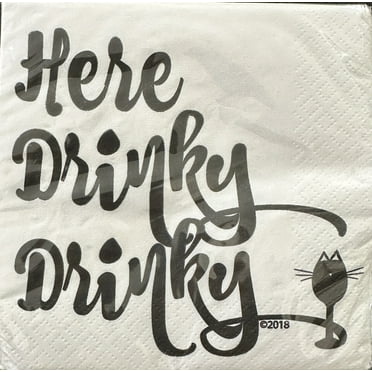 Funny Cocktail Napkins | Fun & Witty Paper Beverage Napkins for Adult ...
