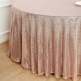 Efavormart 132" Wholesale Premium Table Cover Sparkly SEQUIN Round Tablecloth For Wedding ...