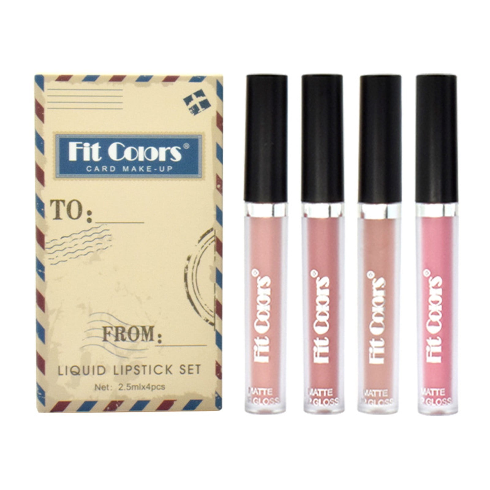 KI-8jcuD Matte Lipstick Lip Stain Set Envelope Non Stick Cup Lip Gloss ...