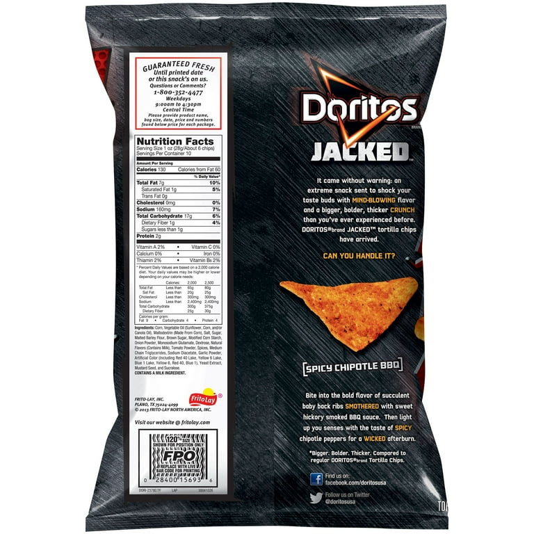 Doritos Jacked Spicy Chipotle Bbq Upc