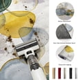 Abstract Ink Washable Entry Rug 2x3 Green Yellow Blue Ink Splatter ...