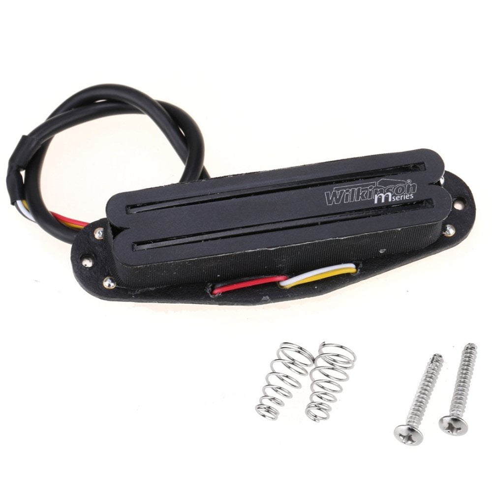 Wilkinson Low Gauss Black Hot Rail Ceramic Single Coil Sized Humbucker ...