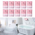10pcs Thickened Bath Bucket Film Bag TravelDisposable Bathtub Cover Bag ...