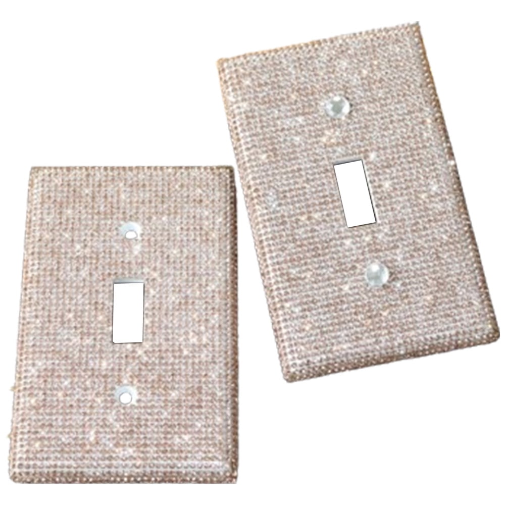 Sparkle Bling Light Switch Cover Single Gang Toggle Light Switch Cover ...