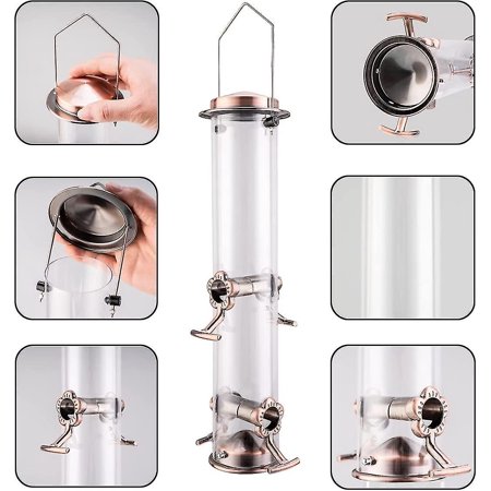 Tube Bird Feeder For Outside Hanging Tubular Wild Bird Feeder - Walmart.ca