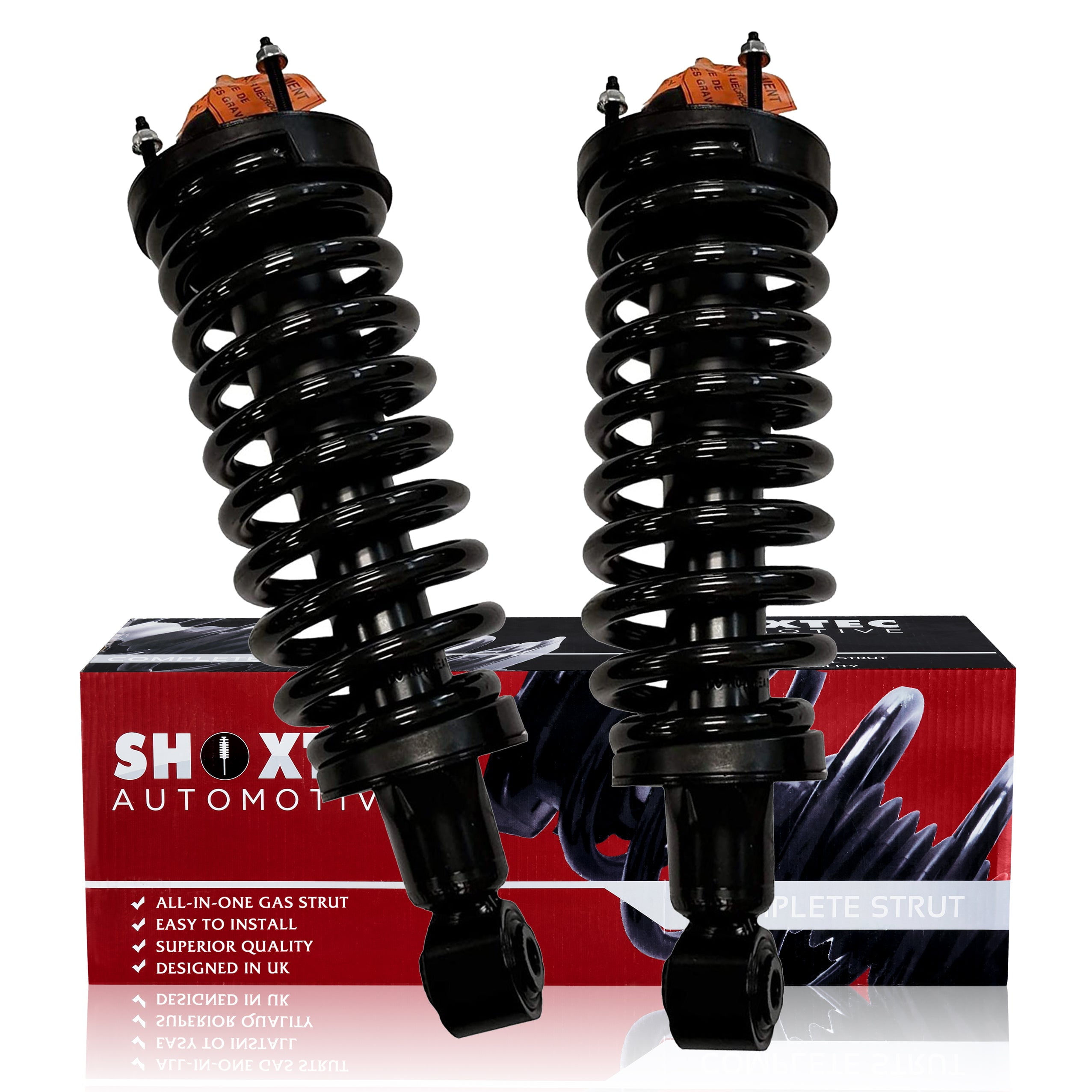 Shoxtec Front Complete Struts Coil Spring Assembly for 2003 - 2011 Ford ...