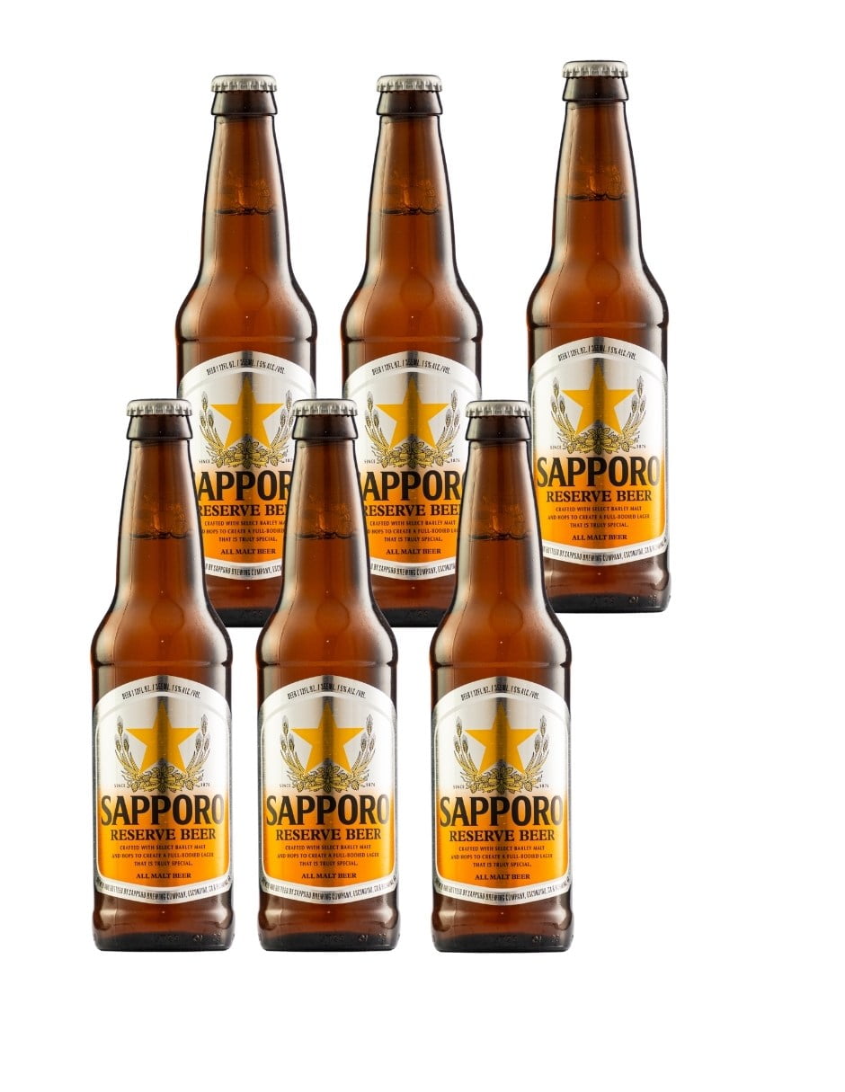 Six Pack Cerveza Sapporo Reserve 355 Ml Sapporo Cerveza, Pale Ale | Bodega Aurrera en línea