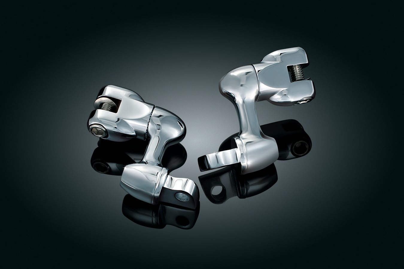 Kuryakyn 4in. Adjustable Lockable Offset for Kuryakyn Cruise Peg Mounts ...