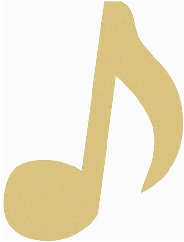 Craft Supplies & Tools Kids' Crafts Music Note wood shape wood cutouts ...