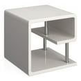Free Shipping! Furniture of America Modern Glossy White Wood End Table ...